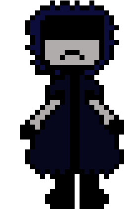 Download Hooded Figure - Pixel Art Hooded Figure - Full Size PNG Image ...