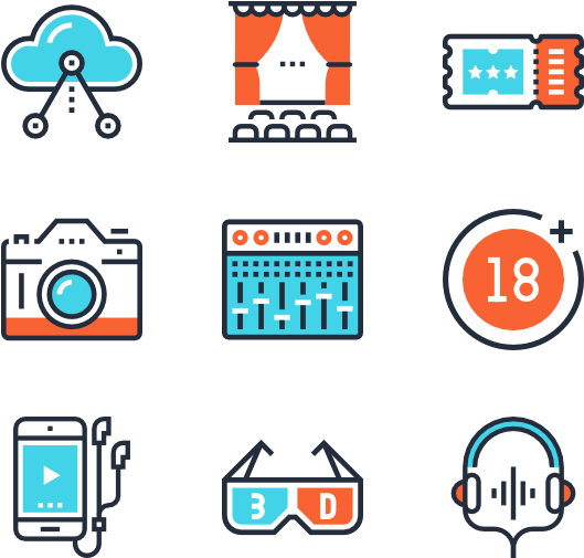 Download Media And Entertainment - Design - Full Size PNG Image - PNGkit