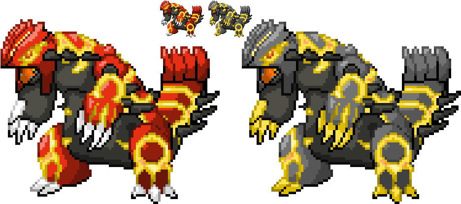 Download Primal Groudon - Groudon Gen 4 Sprite - Full Size PNG Image ...