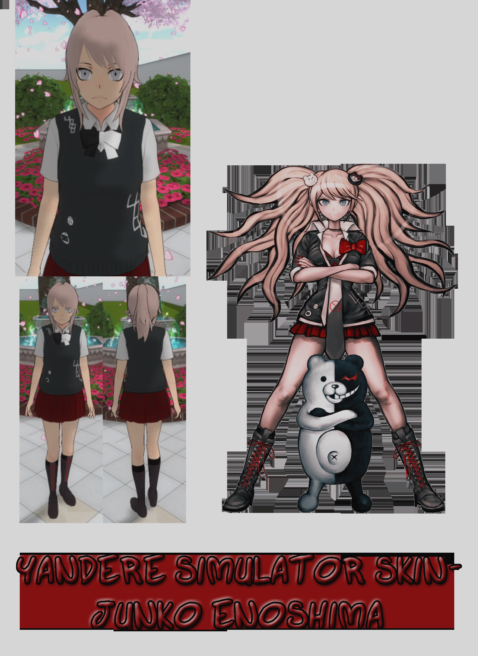 Download Transparent Danganronpa Dangan-ronpa Junko Enoshima Cosplay ...