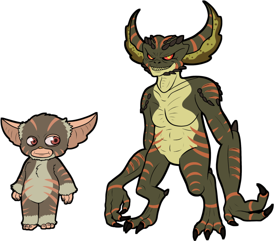 Download Gremlins Drawing Easy - Digital Art - Full Size PNG Image - PNGkit