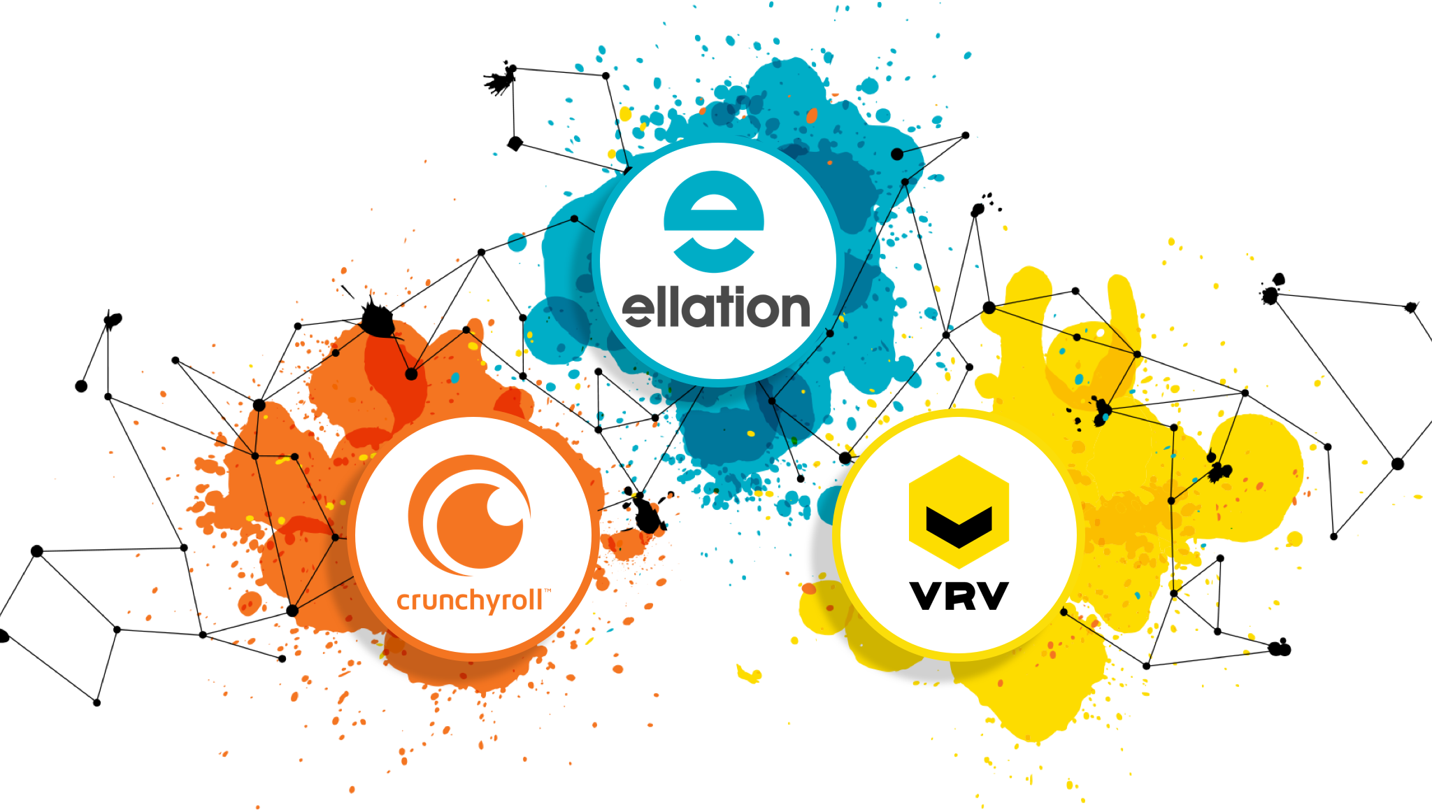 Download Ellation, Crunchyroll, And Vrv Logos - Ellation Studio - Full ...