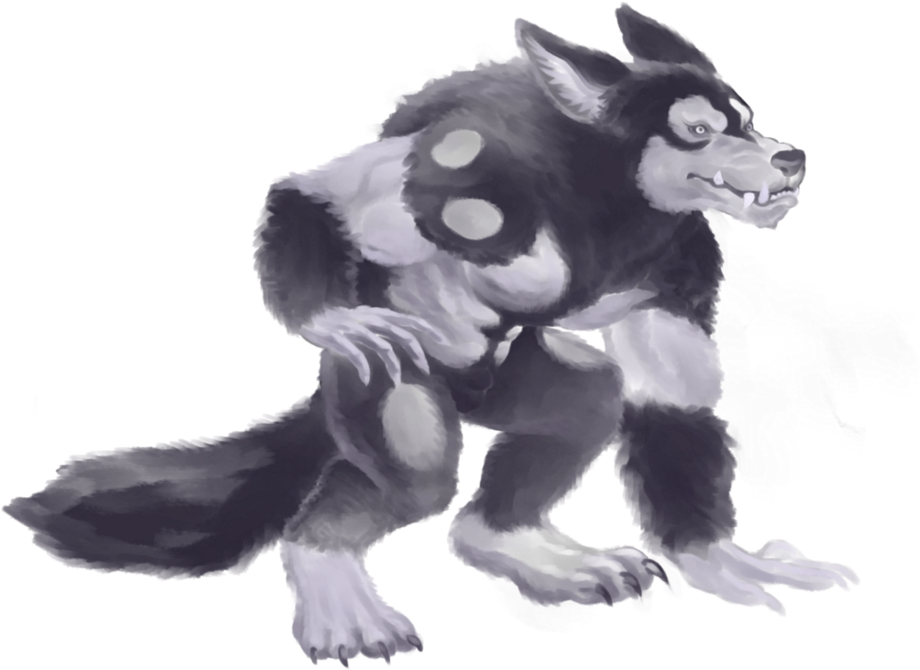 Download Transparent Werewolf Kobold - Death Spots Grimgar - Full Size ...