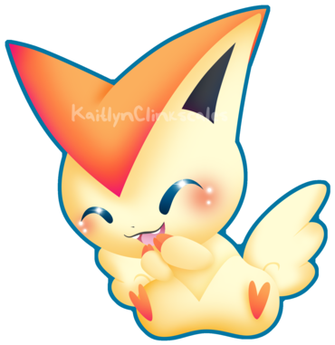 Download Victini By Kaitlynclinkscales - Pokemon Cute Victini - Full ...
