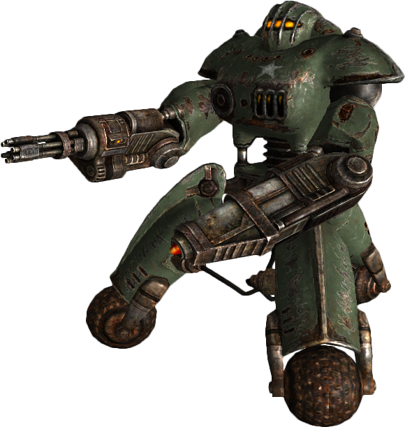 Download Military Sentry Bot Minigun - Fallout 3 Sentry Bot - Full Size ...
