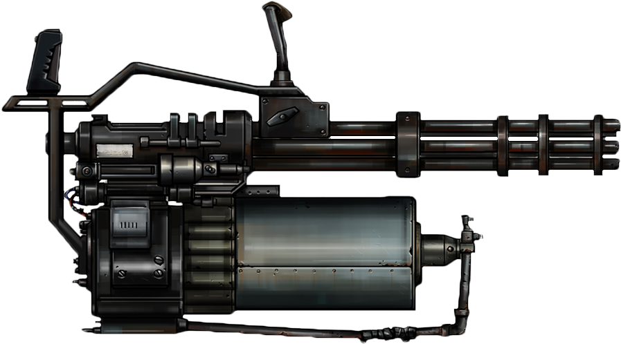Download Transparent Heavy Minigun - Heavy Minigun Concept Art - PNGkit