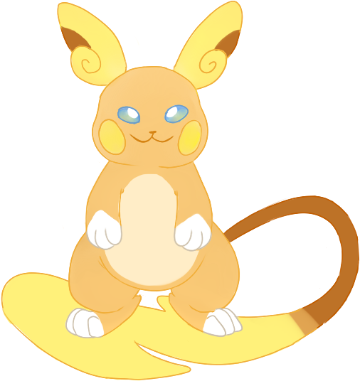 Download Alolan Raichu - Cartoon - Full Size PNG Image - PNGkit