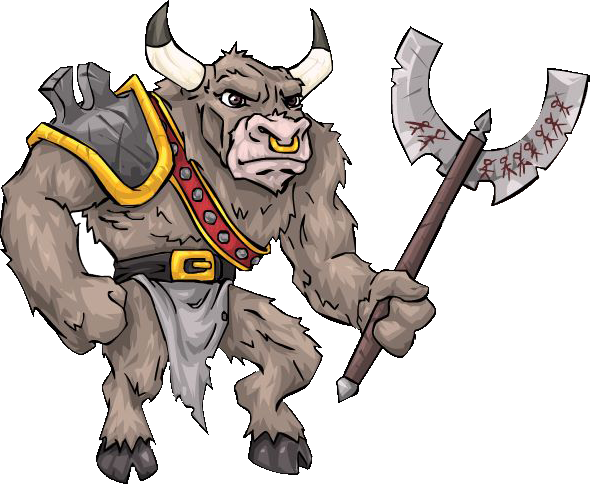 Download Fanartl Minotaur - Free Minotaur Png - Full Size PNG Image ...