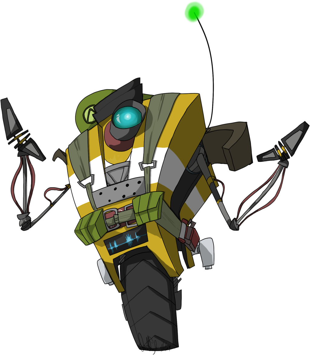Download Transparent Claptrap - Borderlands - PNGkit
