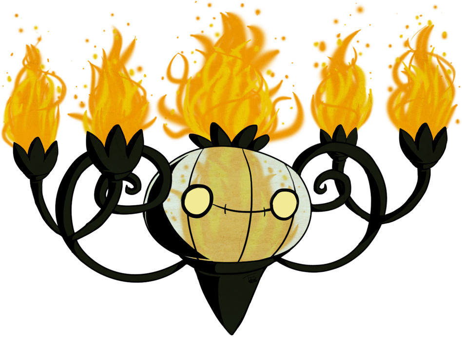Download Day 8 - Chandelure - - Cartoon - Full Size PNG Image - PNGkit
