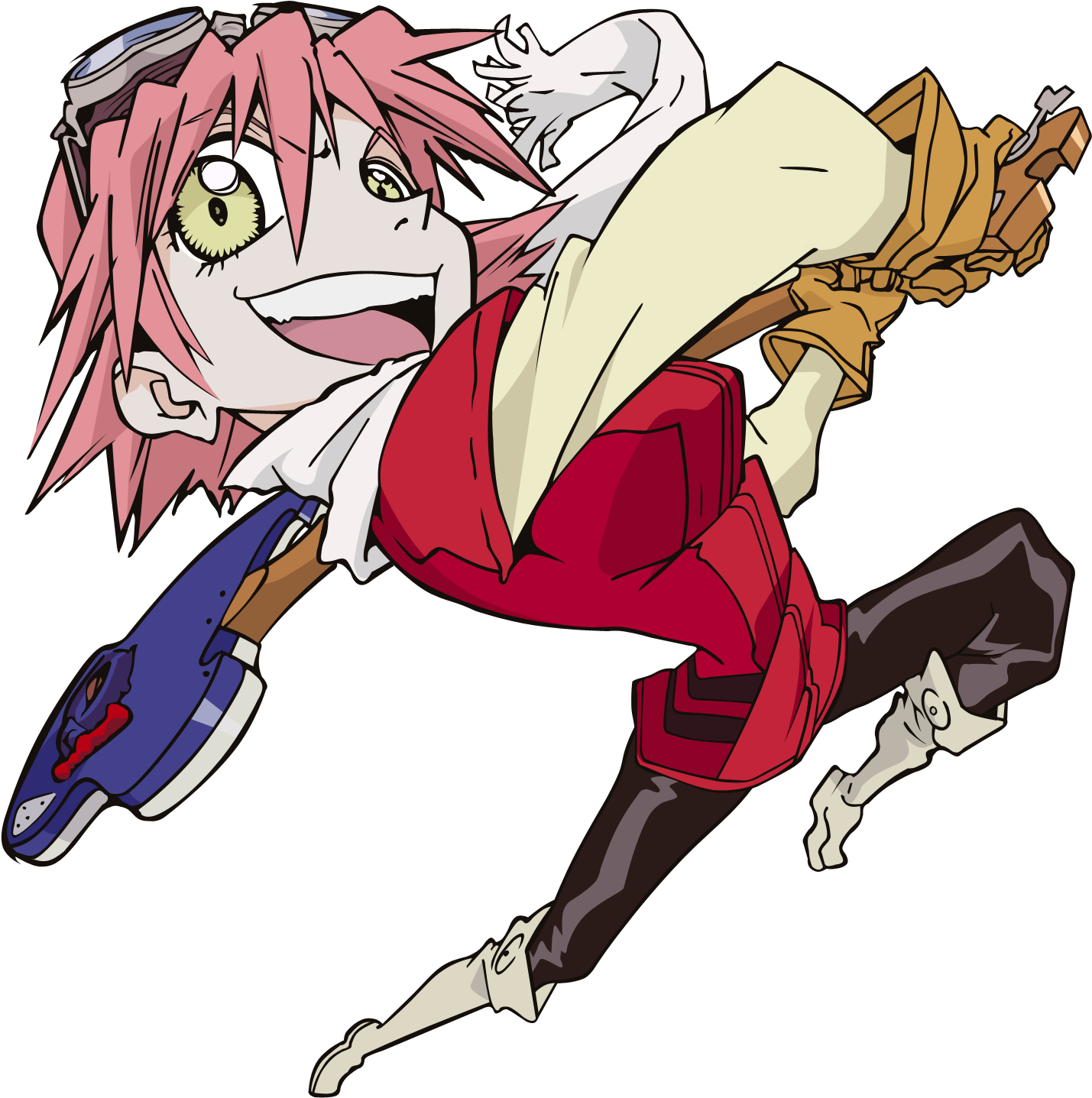 Download Haruko Haruhara - Flcl No.3 - Full Size PNG Image - PNGkit