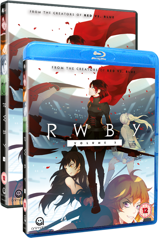 Download Volume - Rwby: Volume 3 (blu-ray/dvd) - Full Size PNG Image ...