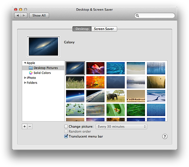 Download Desktop Preferences In System Preferences - Os X Menu Bar ...