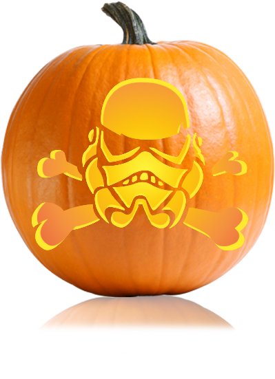 Download Storm Trooper Skull Crossbones Stencil - Sadness Inside Out ...