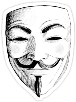 Download Vendette - Vendetta Mask Drawing - Full Size PNG Image - PNGkit
