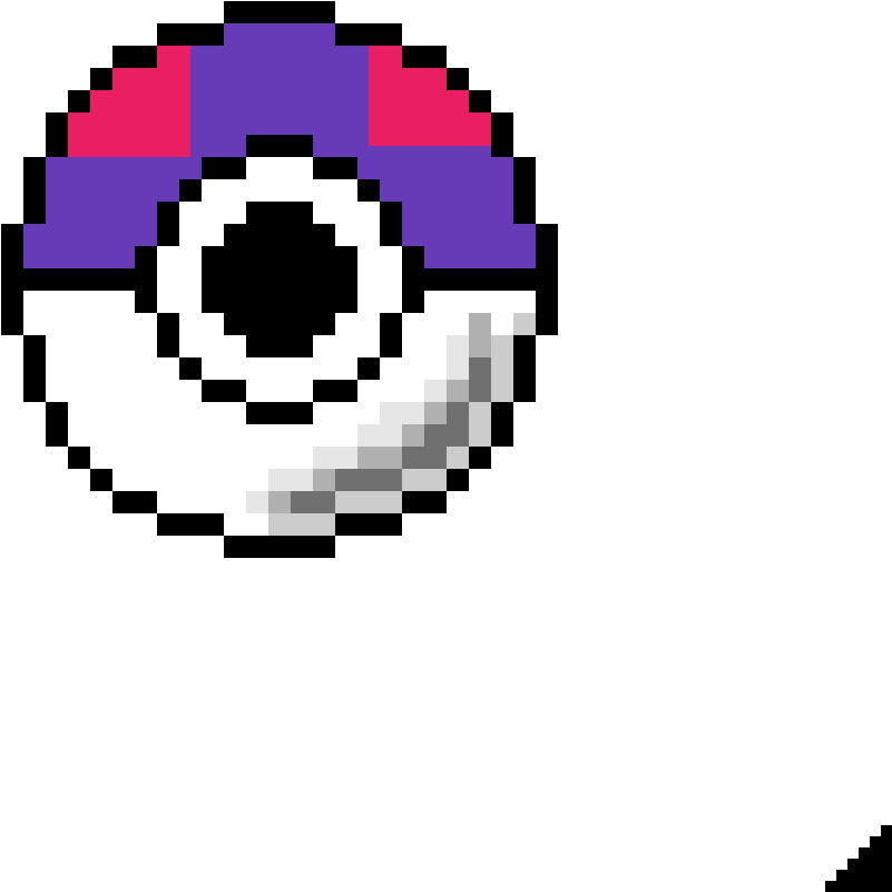 Download Master Ball - Pixel Art Pokemon Voltorb - Full Size PNG Image ...