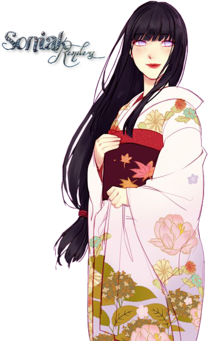 Download Hinata In A Kimono By Sk By Soniakr On Deviantart Vector ...