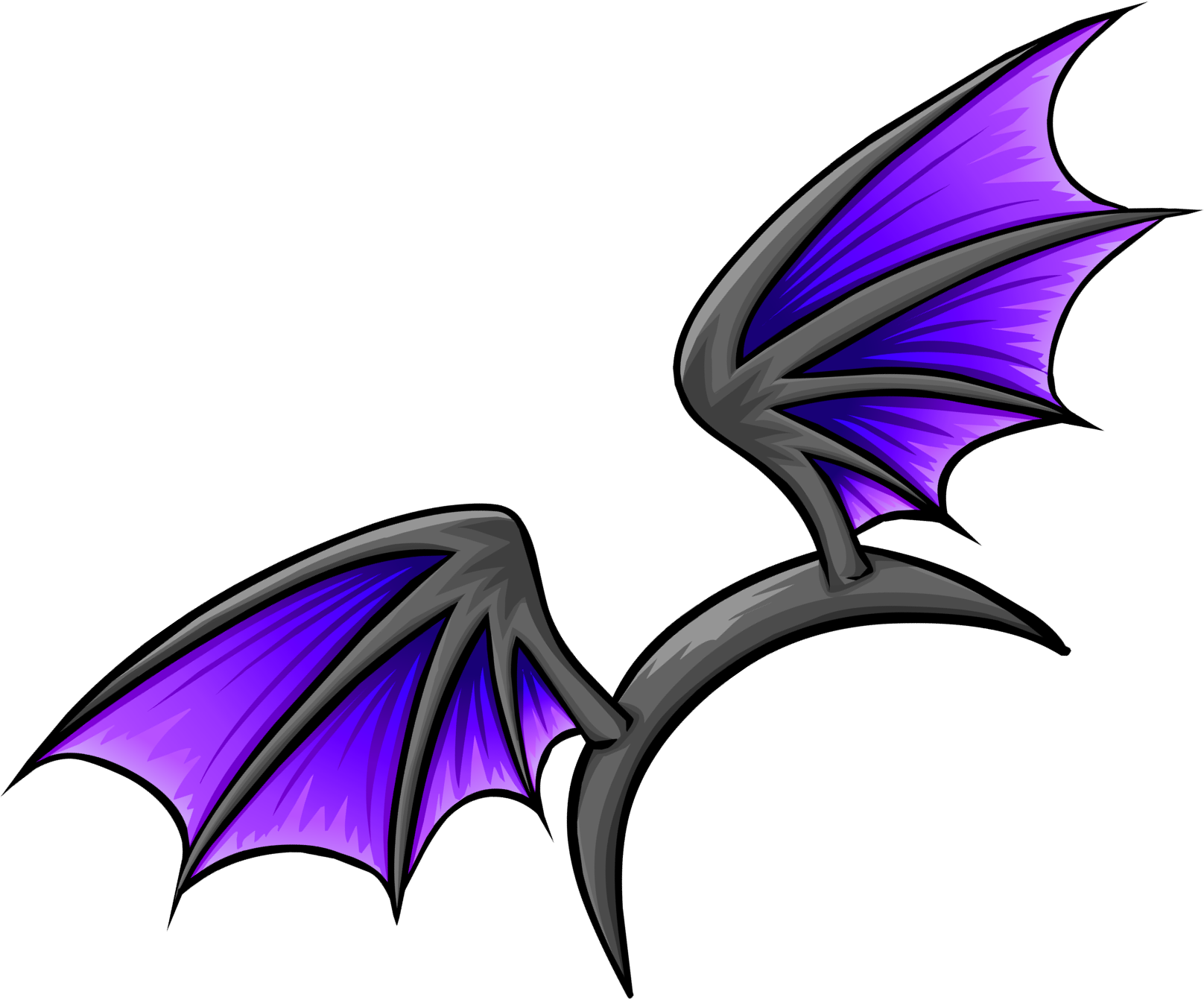 Download Purplebatwings - Purple Bat Wings Png - Full Size PNG Image ...