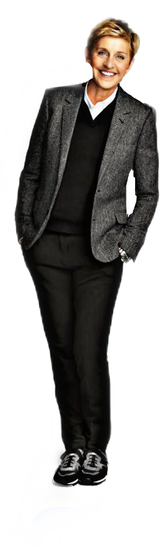 Download Ellen Ellendegeneres Standing Smile Happy - Ellen's Design ...