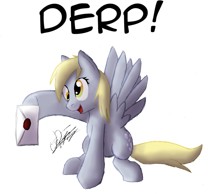 Download This One Has Truly Become One With The Derp - Derpy Hooves - Full Size PNG Image - PNGkit