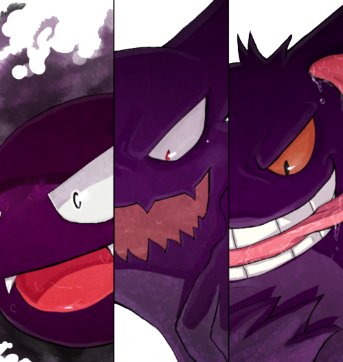 Download Ghastly, Haunter, Gengar - Gengar Logo Pokemon - Full Size PNG ...