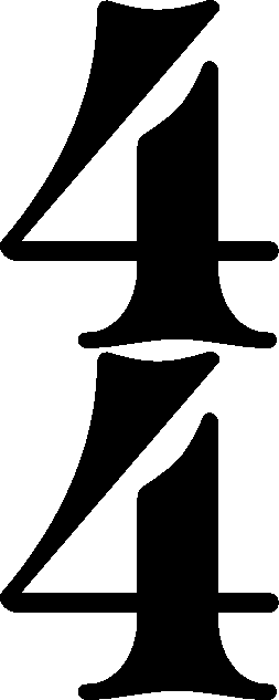 Download Transparent Meter Signs - 4 4 Music Symbol - PNGkit