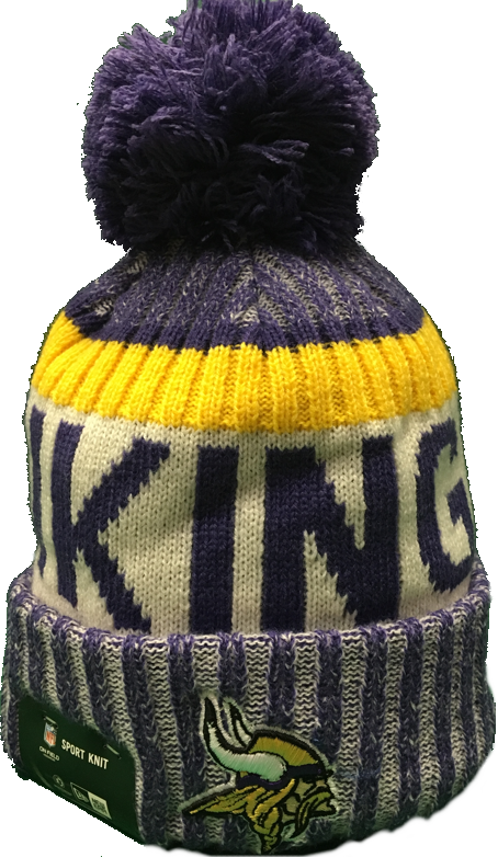 Download Minnesota Vikings Nfl 17 Sideline Pom Toque - Vikings Toque ...