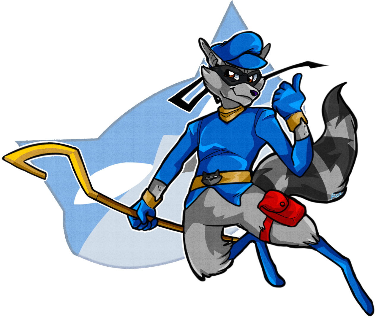 Download Sly Cooper - Cartoon - Full Size PNG Image - PNGkit