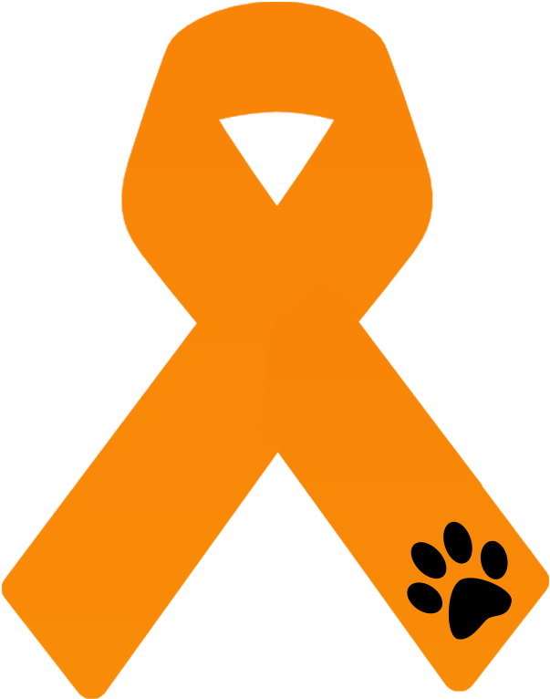 Download Liston Naranja Png - Lazo Naranja Maltrato Animal - Full Size ...