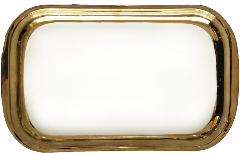 Download Gold Trim Rectangle Plate - Gold - Full Size PNG Image - PNGkit