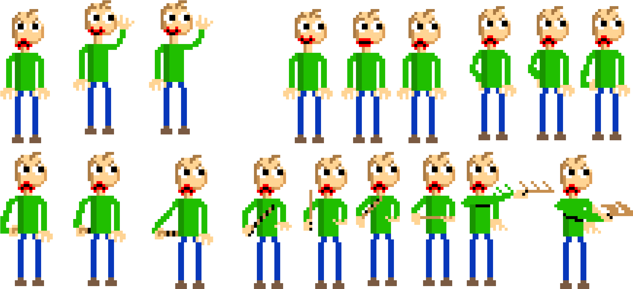 Download Baldi Sprite Sheet - Full Size PNG Image - PNGkit