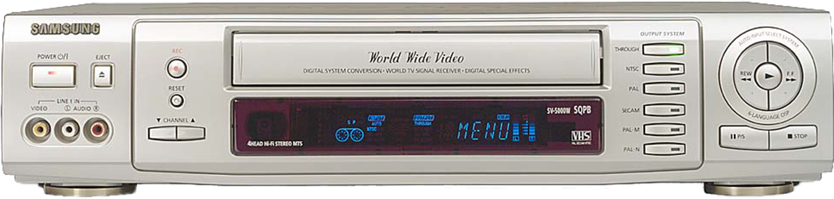 Download Samsung Sv 5000w Multi System Converting Vcr - Vehicle Audio ...