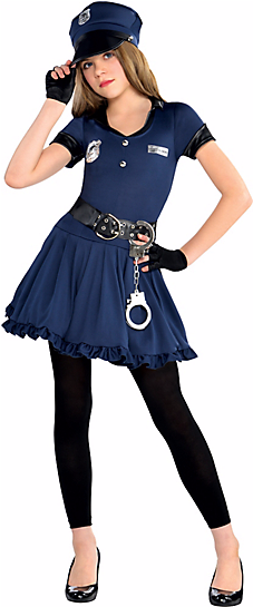 Download Sexy Halloween Girl Png - Cop Costume For Girls - Full Size ...