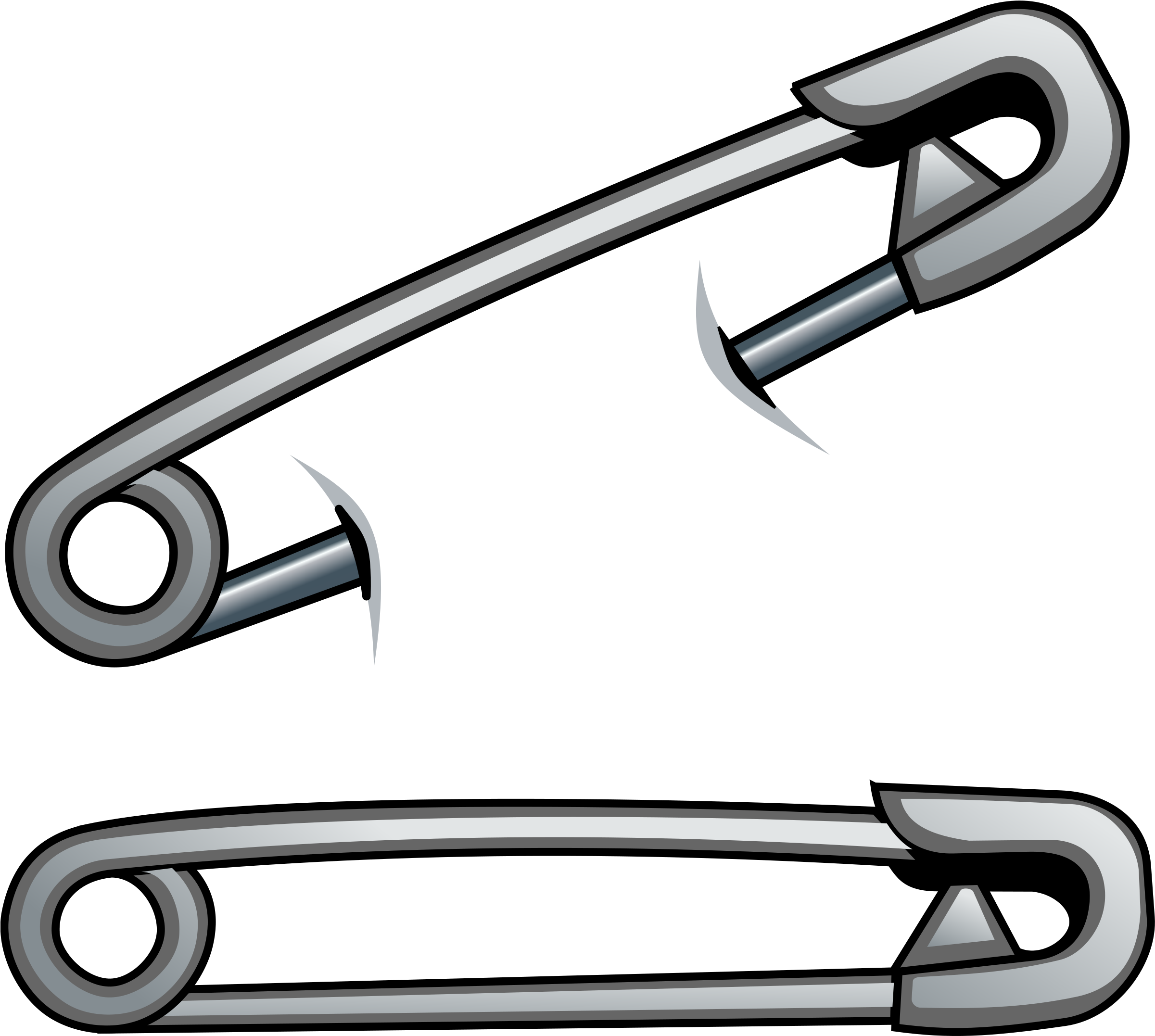 Download Graphic Free Stock Pins Clipart Big Thing - Safety Pin Clip Art - Full Size PNG Image ...