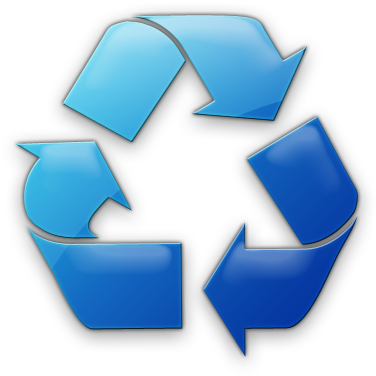 Download Blue Recycle Icon - Waste Solutions - Full Size PNG Image - PNGkit