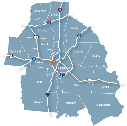 Download Gaston - Charlotte Nc Counties - Full Size PNG Image - PNGkit