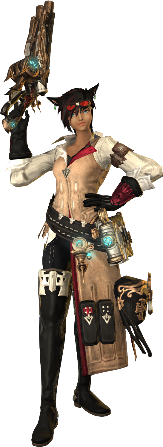Download By The Moogle Post - Ffxiv Machinist - Full Size PNG Image ...