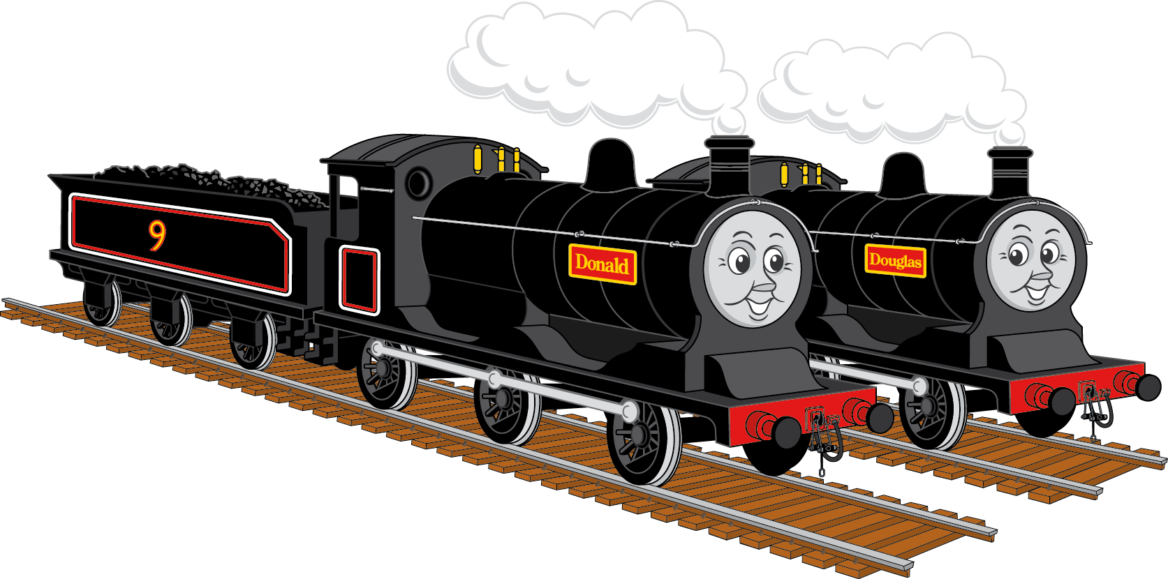 Thomas The Tank Engine Donald And Douglas