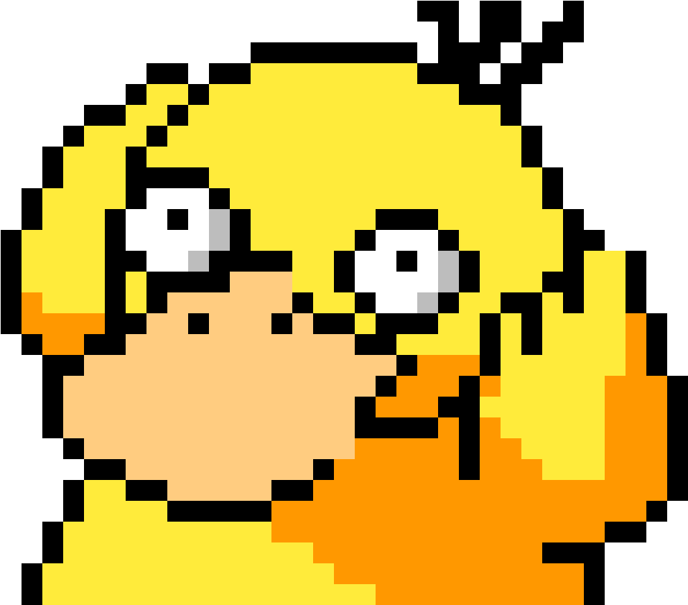 Download Psyduck - Psyduck Pixel Art - Full Size PNG Image - PNGkit