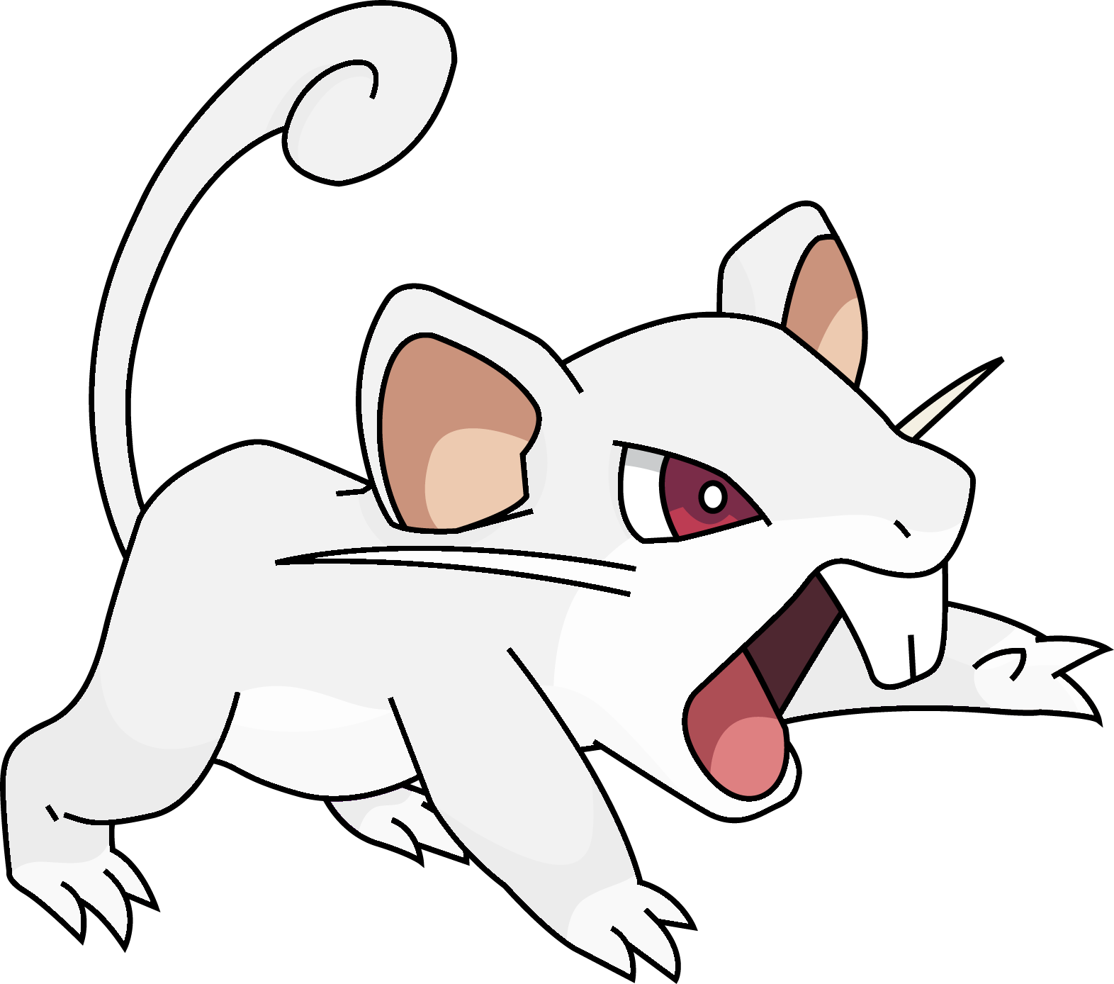 Download White Rattata - Rattata - Full Size PNG Image - PNGkit