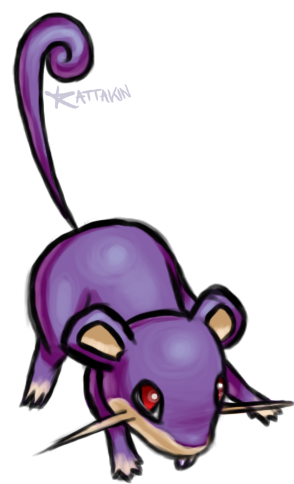 Download Rattata By Kattakin - Cartoon - Full Size PNG Image - PNGkit