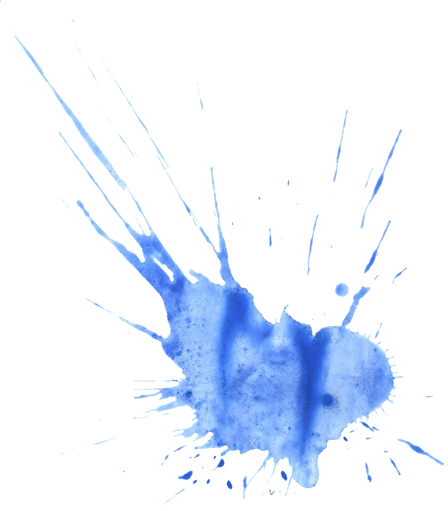 Download Blue Splatter Png Download - Blue - Full Size PNG Image - PNGkit
