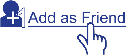 Download Add As Friend T Shirt - Electric Blue - Full Size PNG Image ...