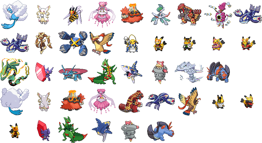 Legendary Fakemon Sprites