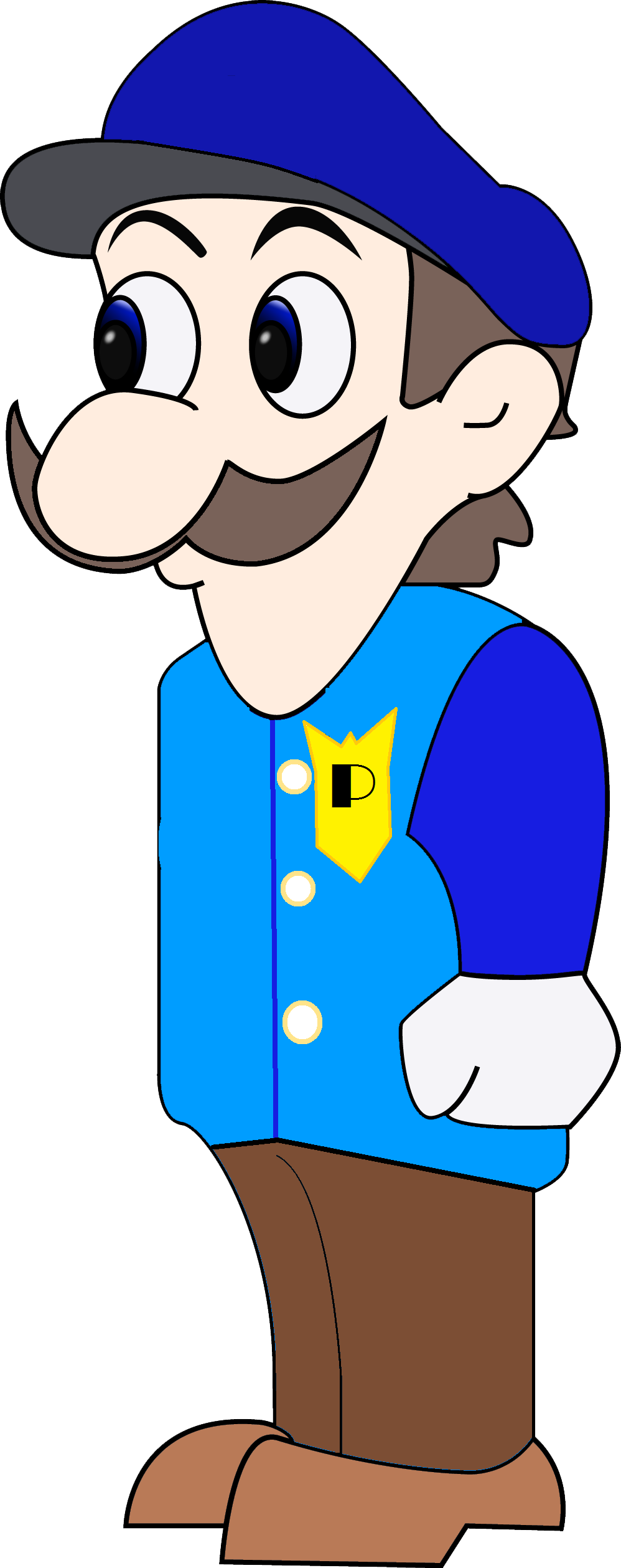 Download Police - Luigi Meme - Full Size PNG Image - PNGkit