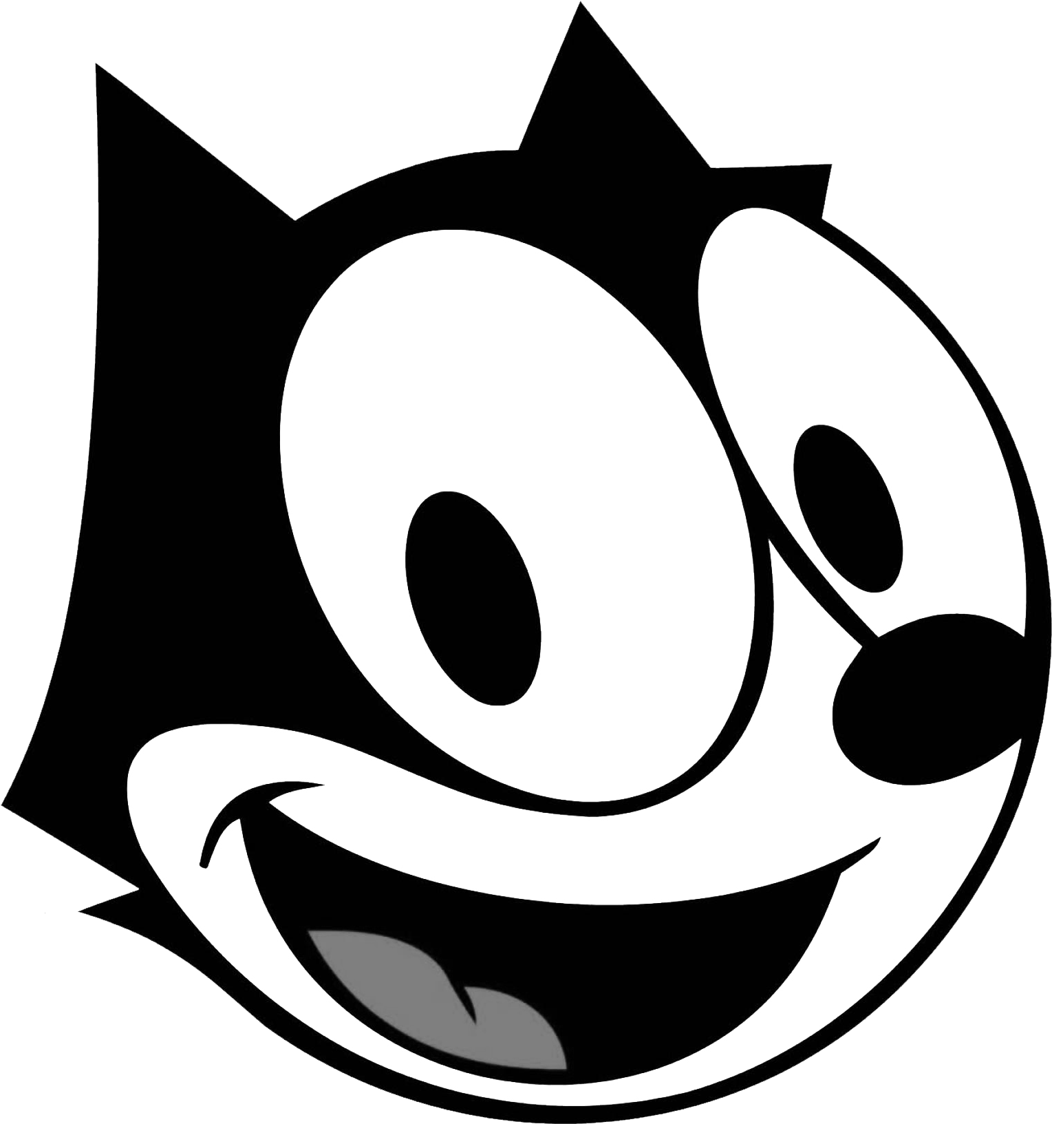 Download A - K - A - Felix The Cat - Felix The Cat Face - Full Size PNG ...
