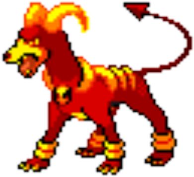 Download Demon Houndoom - Pokemon Hundemon - Full Size PNG Image - PNGkit