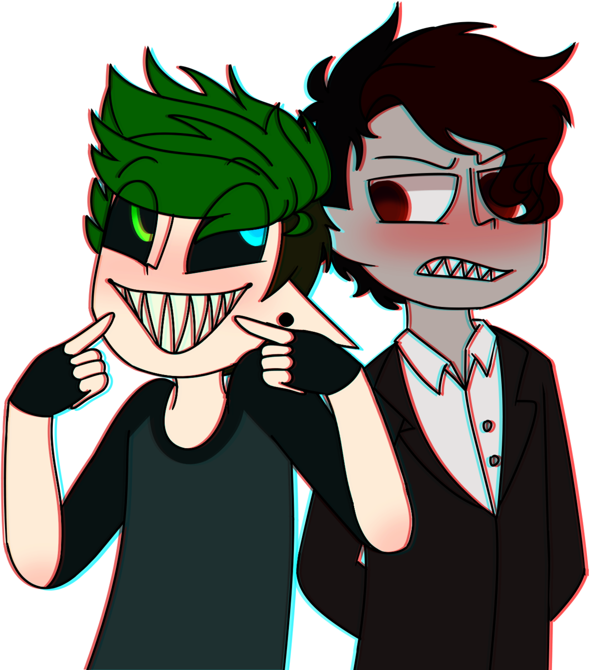 Download Sharp Teeth Are Nice - Cartoon - Full Size PNG Image - PNGkit