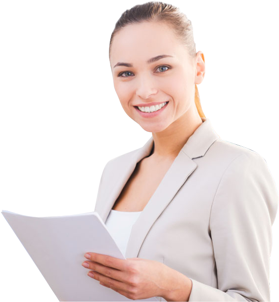 Download Beautiful Smiling Business Woman With Tablet Computer ...