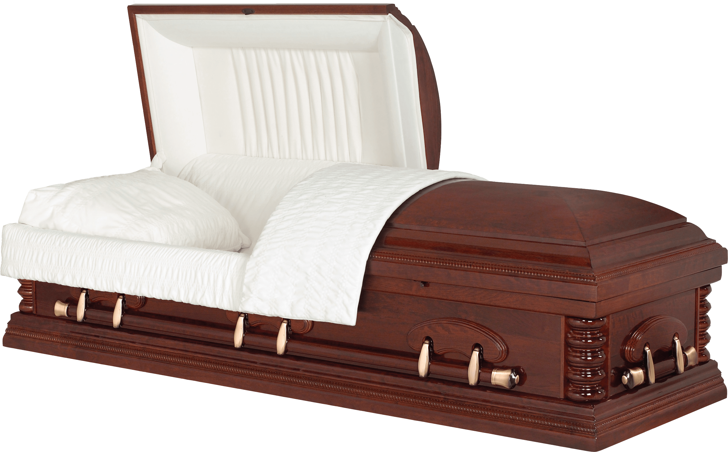 Download Solid Wood And Veneer - Matthews Provincial Casket - Full Size ...